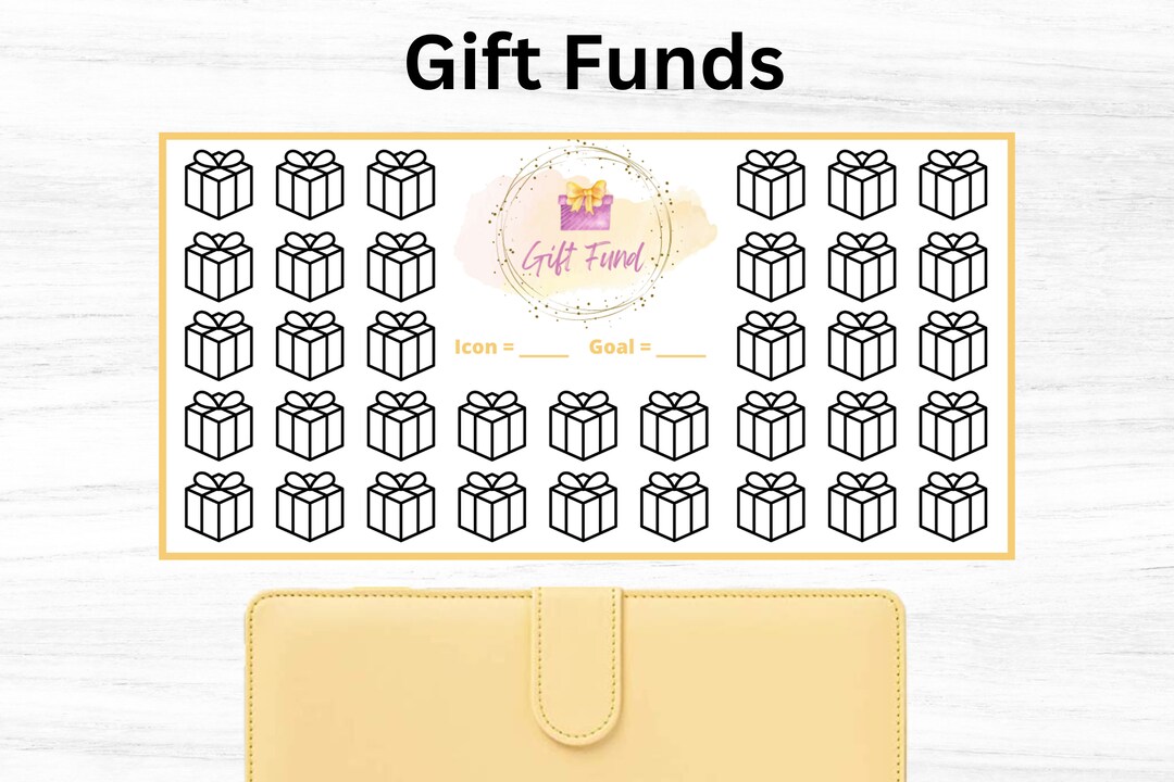 A6 Gift Saving Tracker, Savings Goal for Gifts, A6 Printable Digital ...