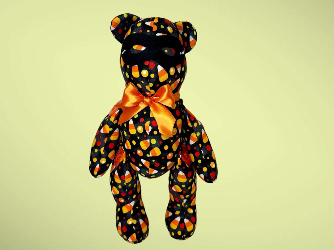 Halloween Gifts for Kids, Candy Corn Decorations, Handmade Teddy Bear ...