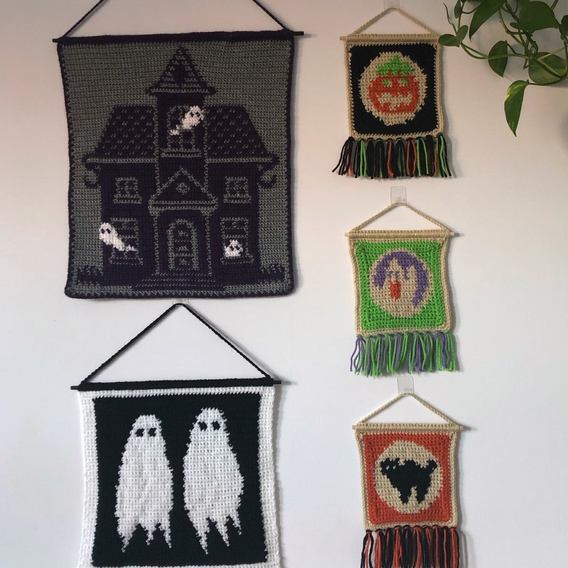 Halloween Tapestry - Etsy