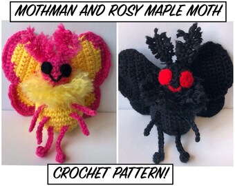 Rosy Maple Moth Pattern - Etsy