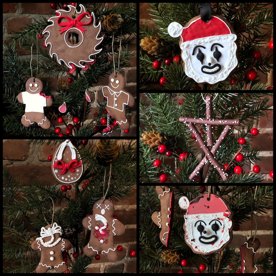 Horror Gingerbread Ornaments - Version 1 - Etsy