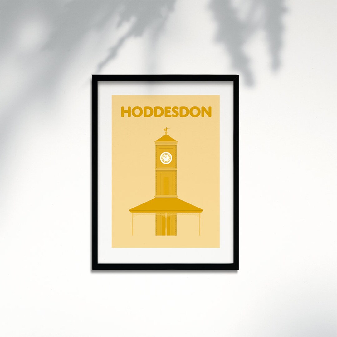 Hoddesdon Clock Tower Gold - Etsy