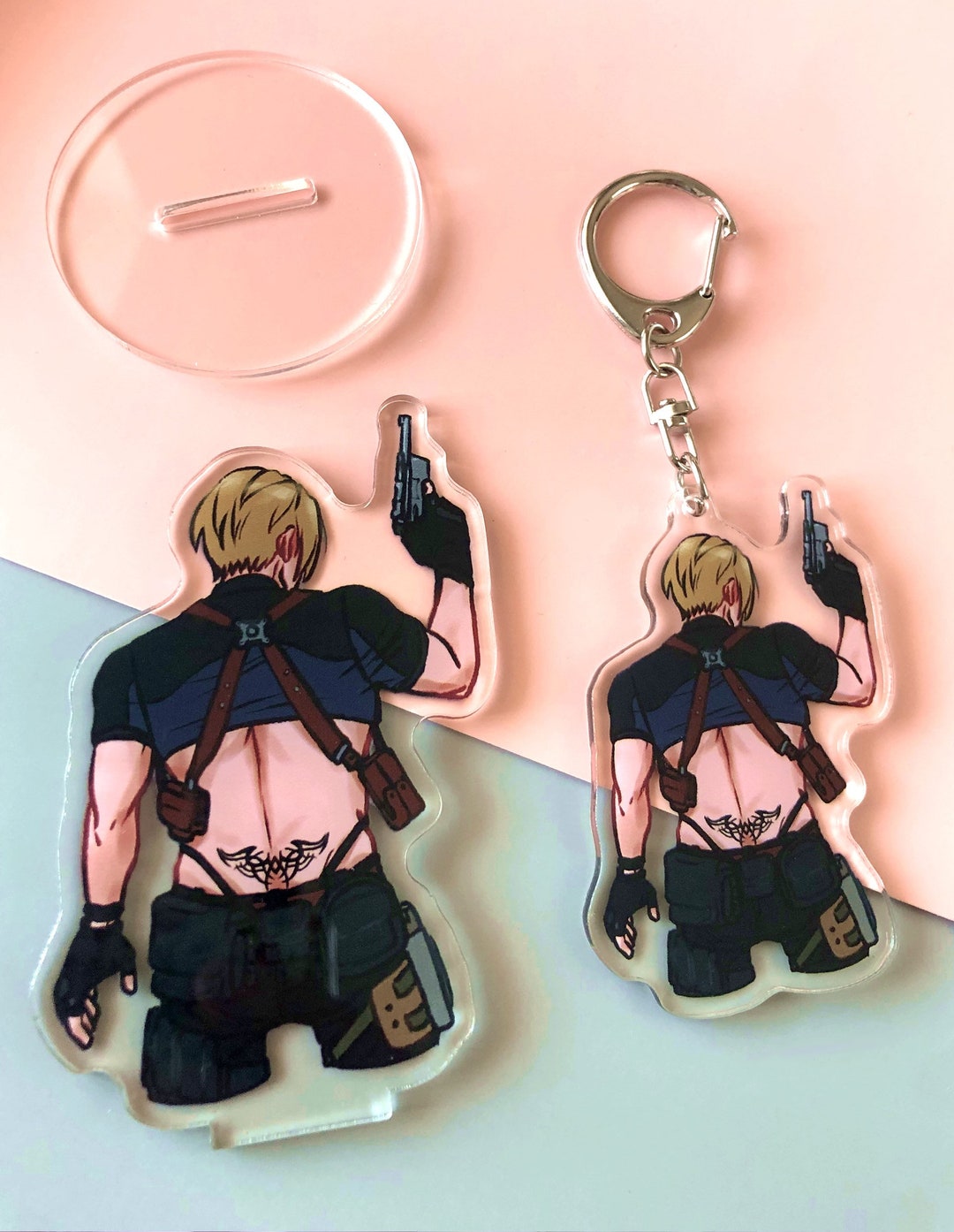 Mod Leon Keychain Or Standee ‘tramp Stamp Leon Etsy