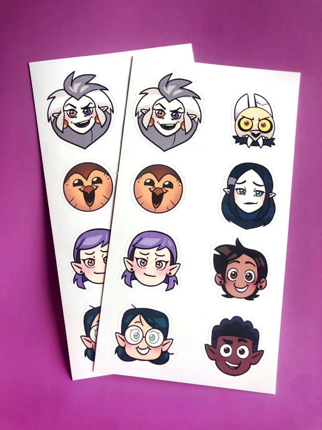 TOH Stickers Eda King Hooty Lilith Amity Luz Willow Gus - Etsy