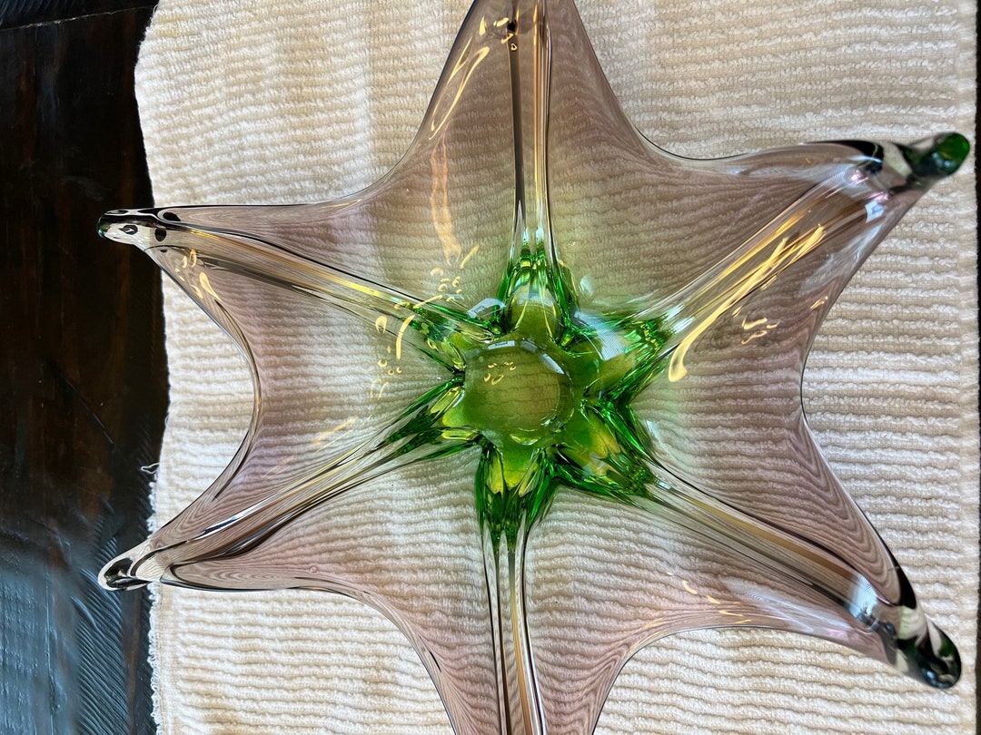 Vintage Beautiful Star Bowl. Stunning Colors, Perfect Condition. - Etsy