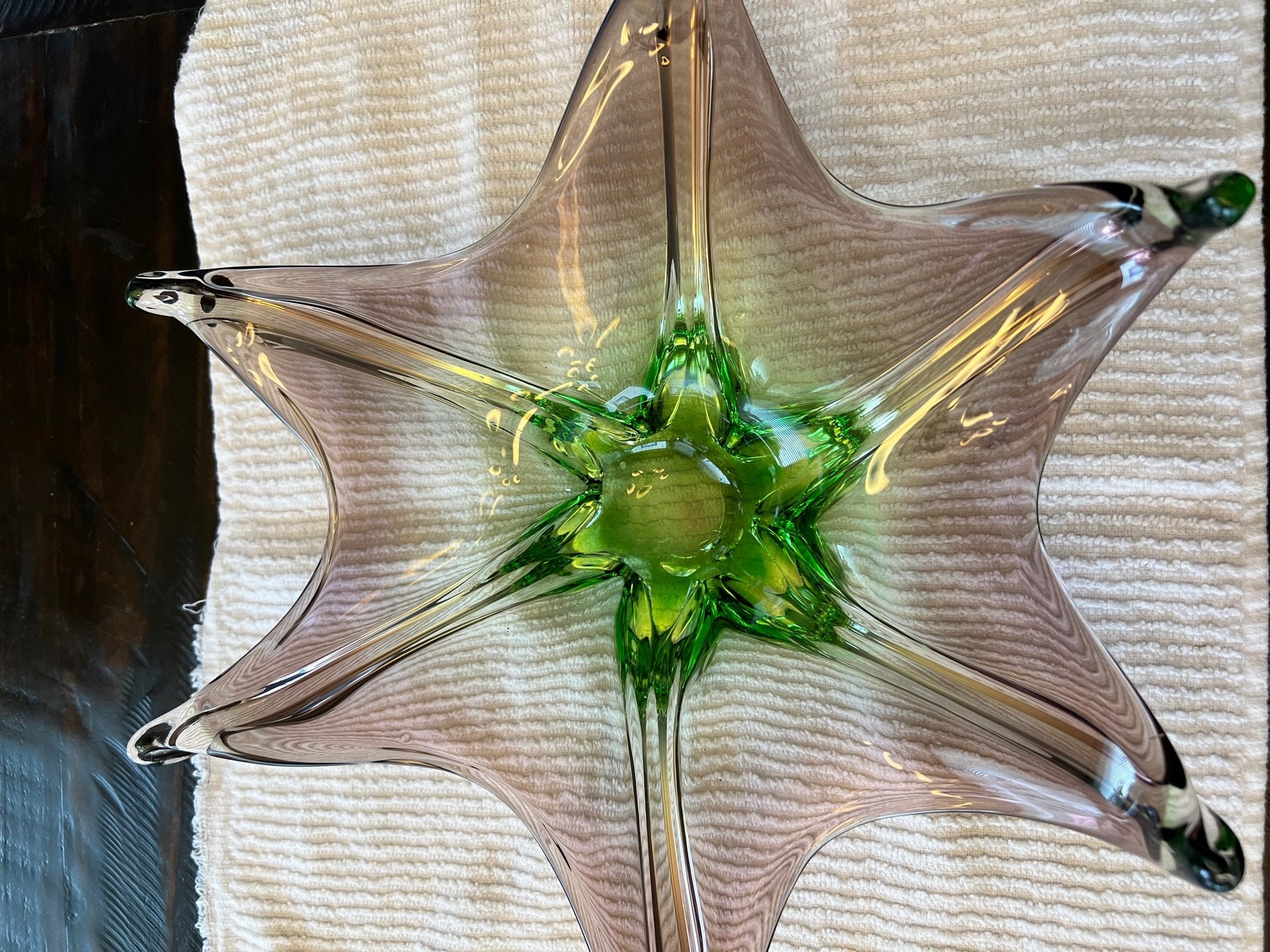 Vintage Beautiful Star Bowl. Stunning Colors Perfect - Etsy