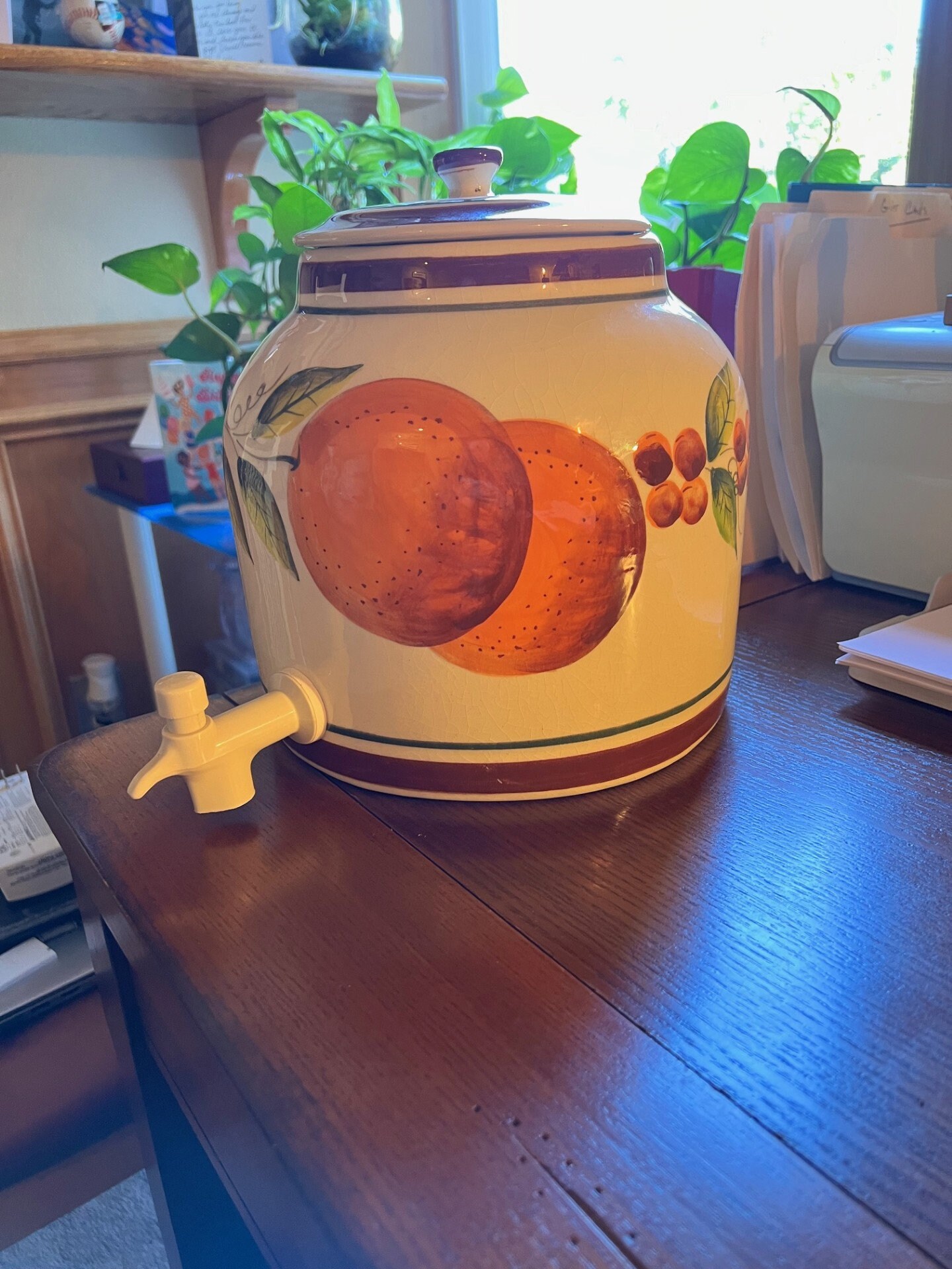 Vintage Ceramic Drink Dispenser. Rare Find. Perfect Condition. - Etsy