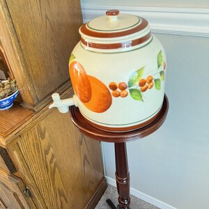 Vintage Ceramic Drink Dispenser. Rare Find. Perfect Condition. FREE ...
