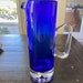 Vintage Cobalt Blue Crystal Ice Bucket, & 42 Oz. Pitcher. Stunning.free ...