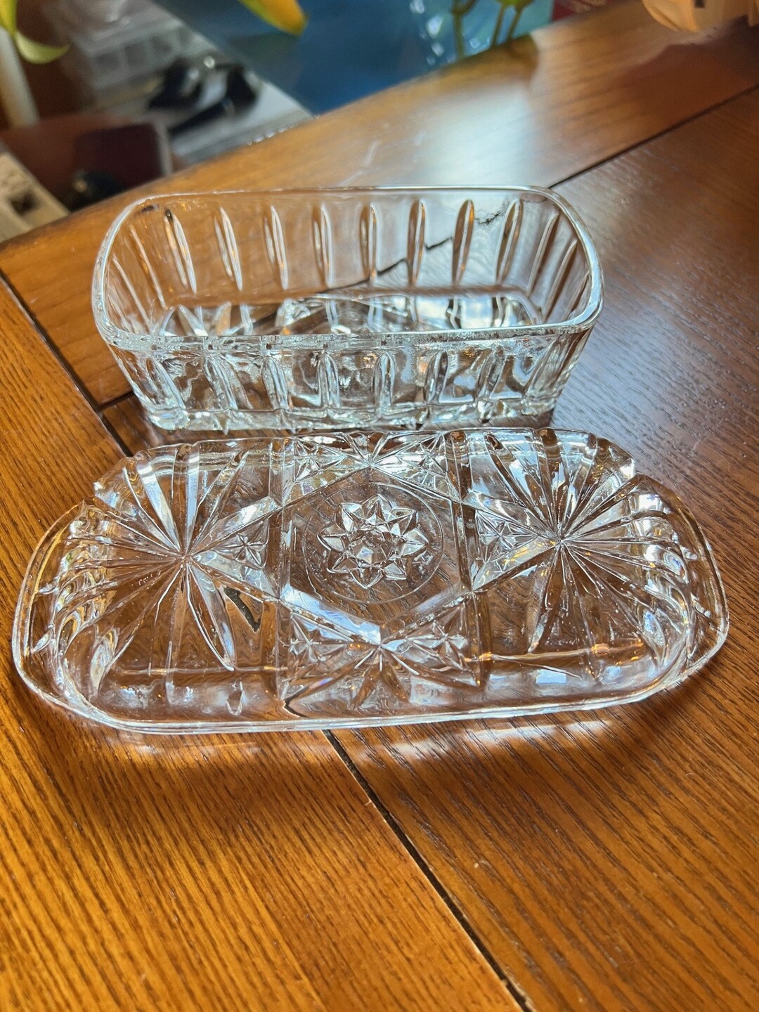 Vintage Crystal Butter Dish From the 1960's. Great Condition. - Etsy
