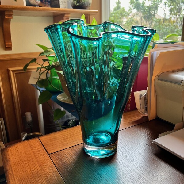 Turquoise Vase - Etsy