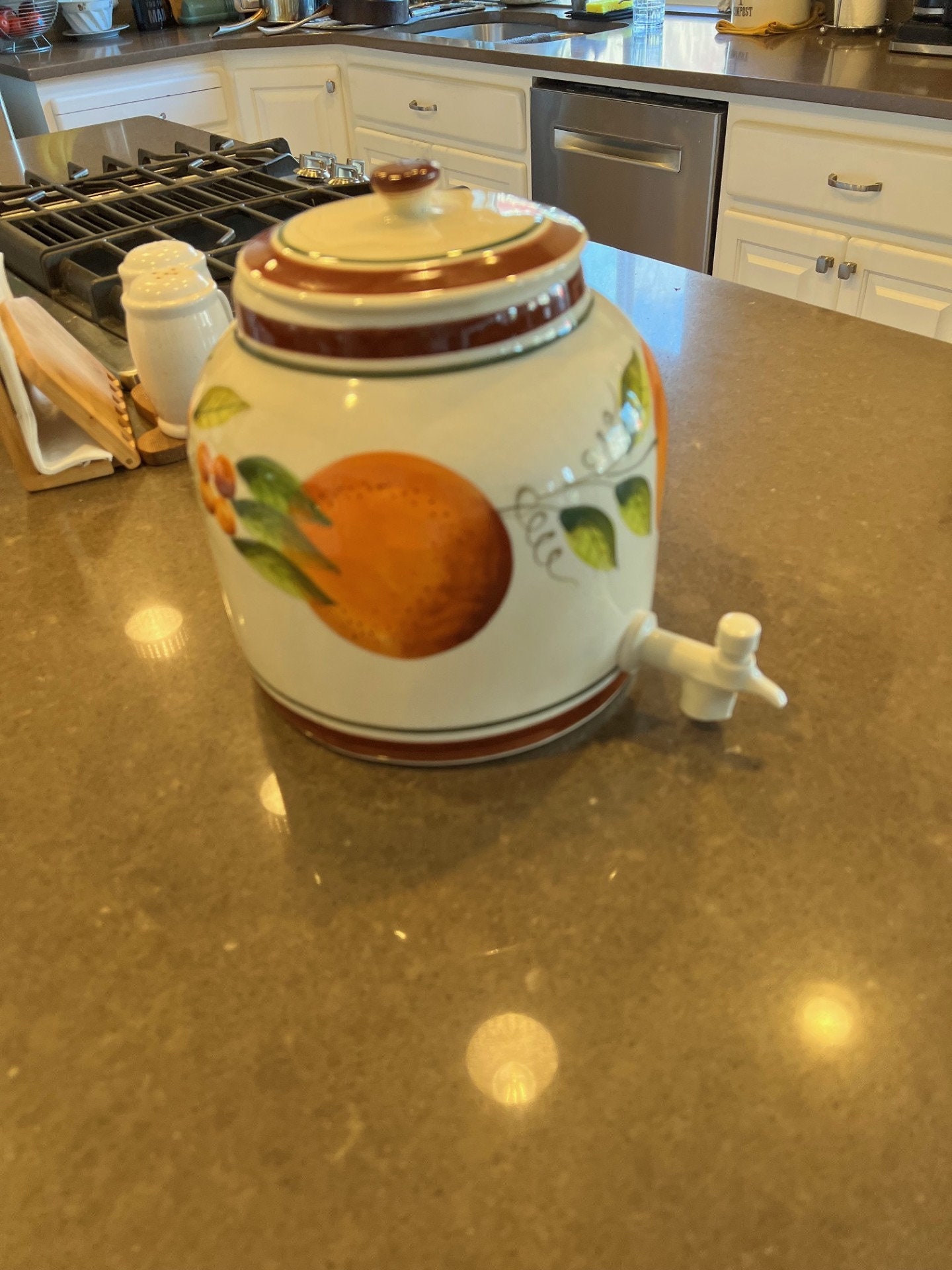 Vintage Ceramic Drink Dispenser. Rare Find. Perfect Condition. - Etsy