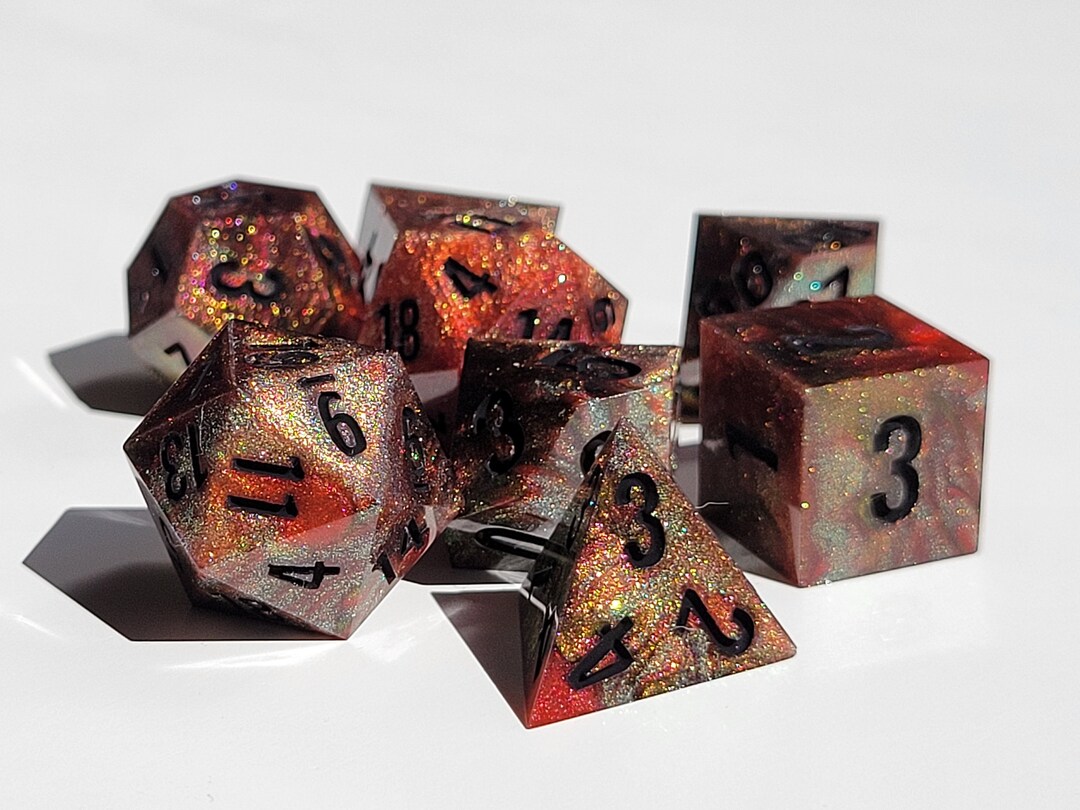 The Fourth Circle Dnd Dice Set | Dungeons and Dragons Dice | Dice D4 ...