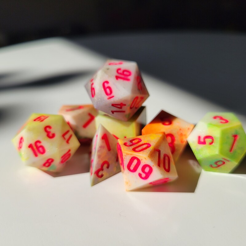 Glowing Dice - Etsy