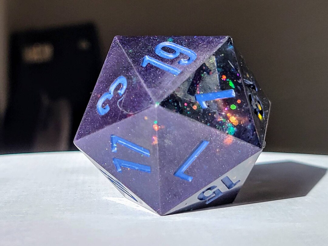 Galactic Portal Chonk D20 Dnd Dice D20 Dice Jumbo Dice for Dnd Dungeons ...