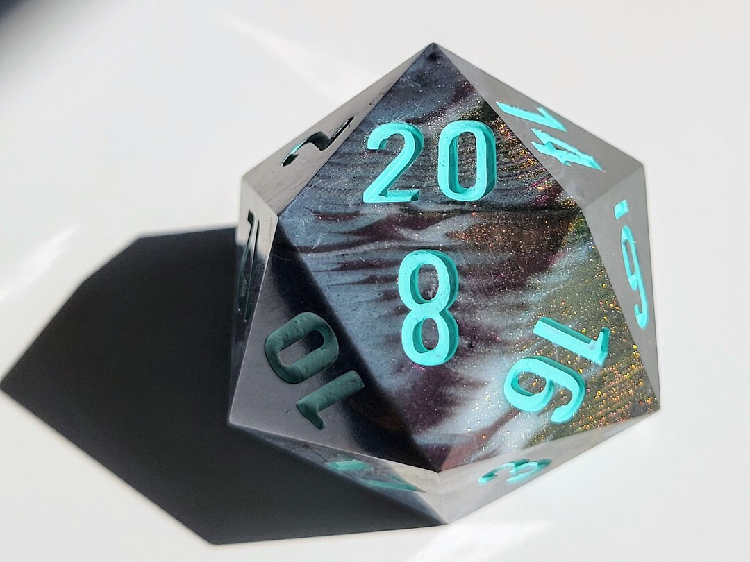Timekeeper's Labyrinth Chonk D20 Dnd Dice Meteor Dice D20 Dice Jumbo ...