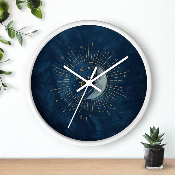 Gold Sun Clock - Etsy