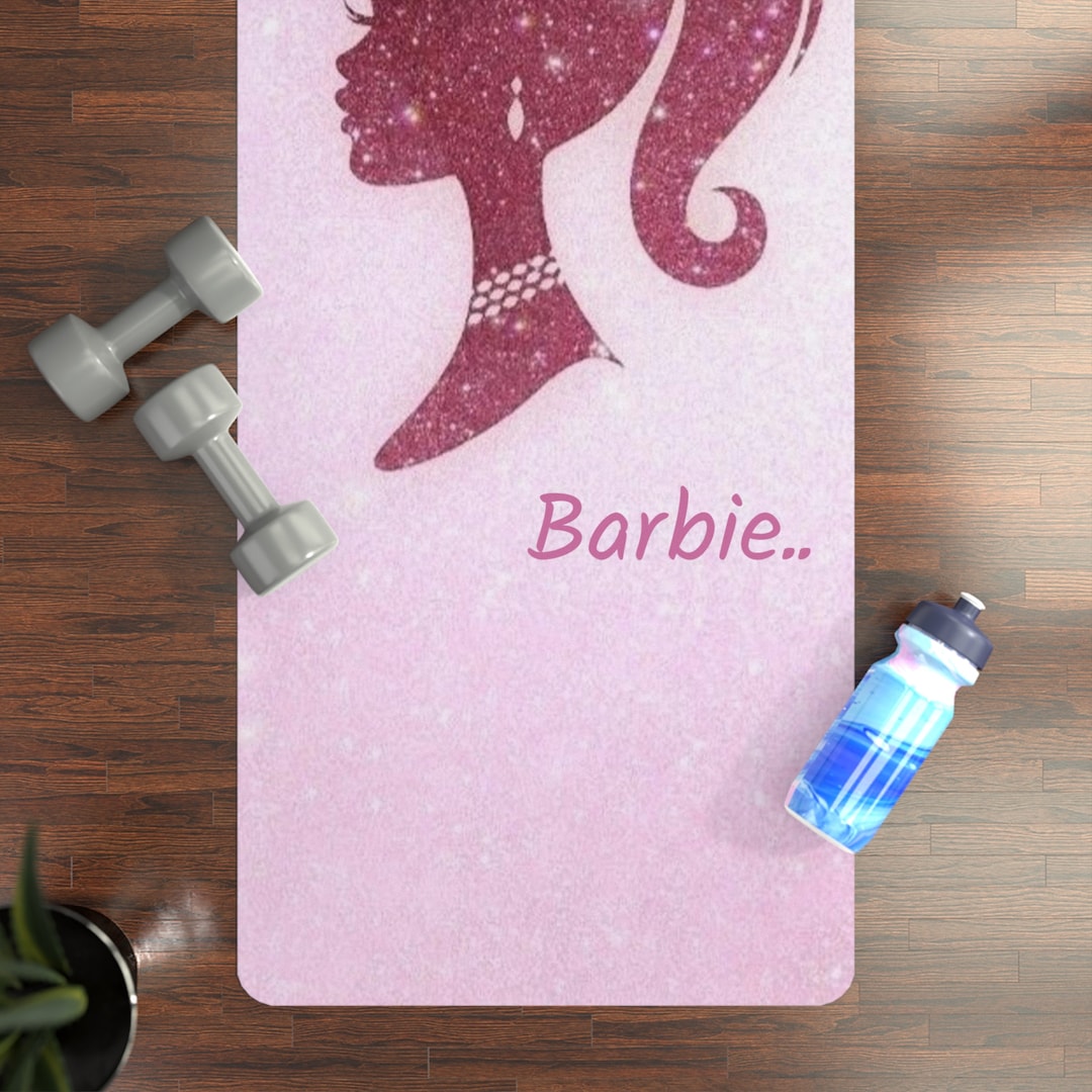 Barbie Pink Shine Rubber Yoga Mat Barbie Pilates Mat - Etsy