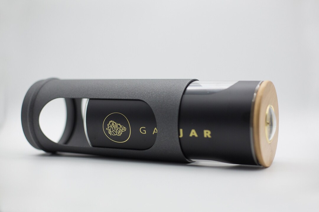 Weed Humidor Jar GANJAR F - ONXY GREY Made in Germany - Etsy