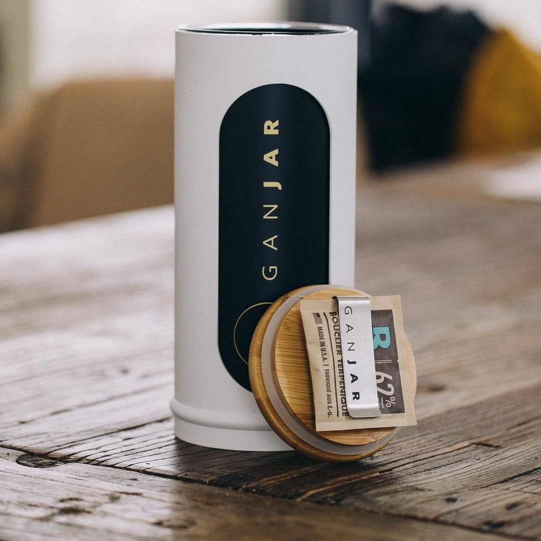 Weed Humidor Jar Made in Germany GANJAR F PURE WHITE - Etsy