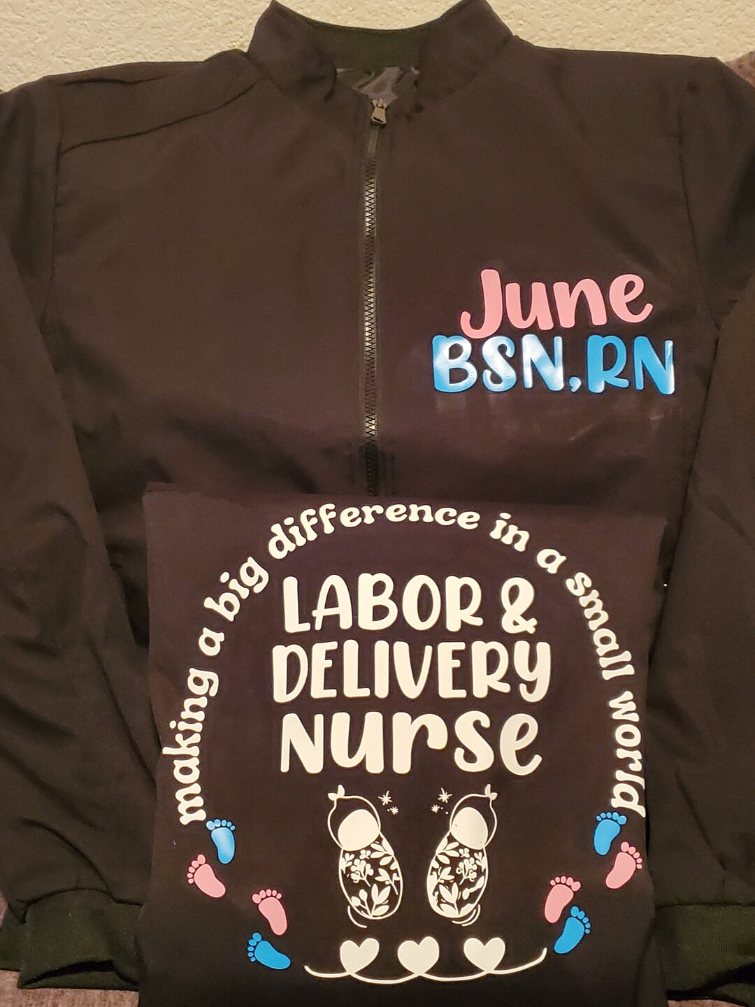 Custom Bomber Jacket, Labor and Delivery, OB Tech, OB Nurse, Mother ...