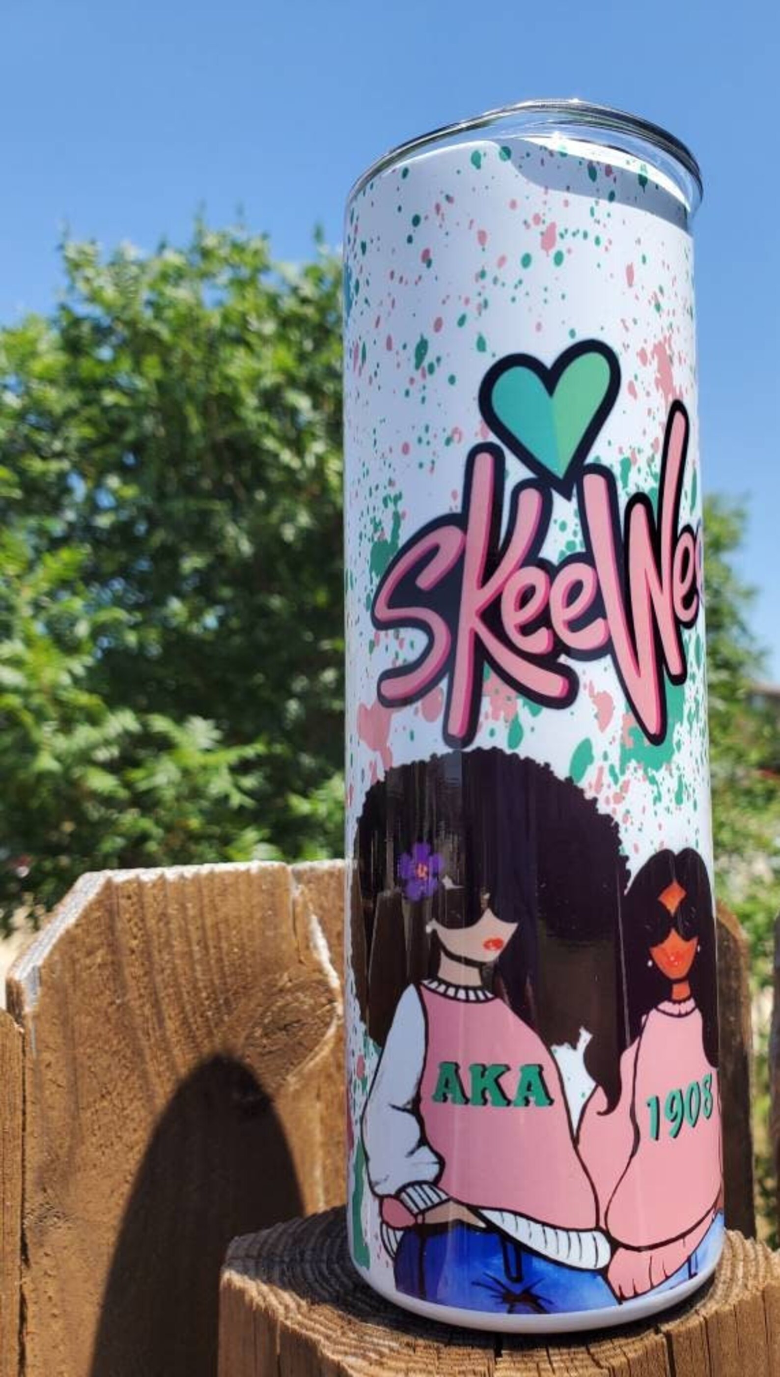 AKA Sorority Tumbler, Alpha Kappa Alpha Sorority Tumbler - Etsy