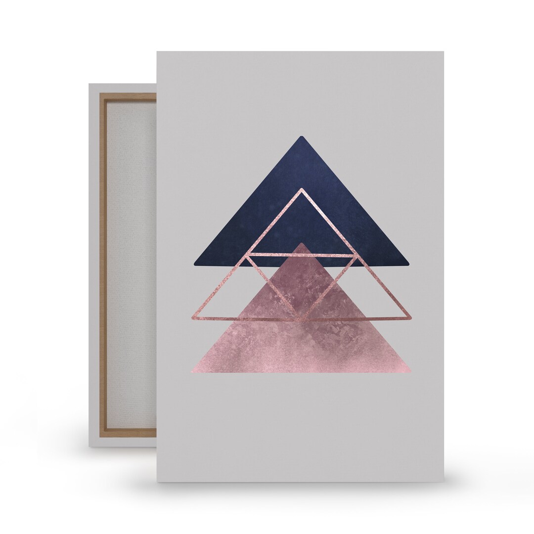 TRIANGLES ART | Wall Art, Painting, Art Print, Canvas Wall Art ...