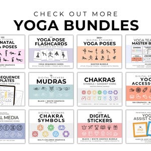 Printable Yoga Pose Flashcards of Stick Figure Poses (PDF) for Yoga ...