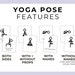 Printable Yoga Pose Flashcards of Stick Figure Poses (PDF) for Yoga ...