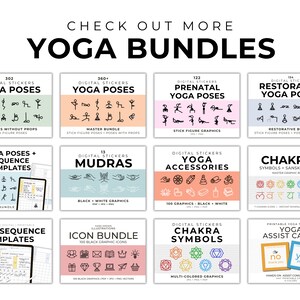 Printable Yoga Pose Flashcards Yoga Stick Figure +props for Yoga ...