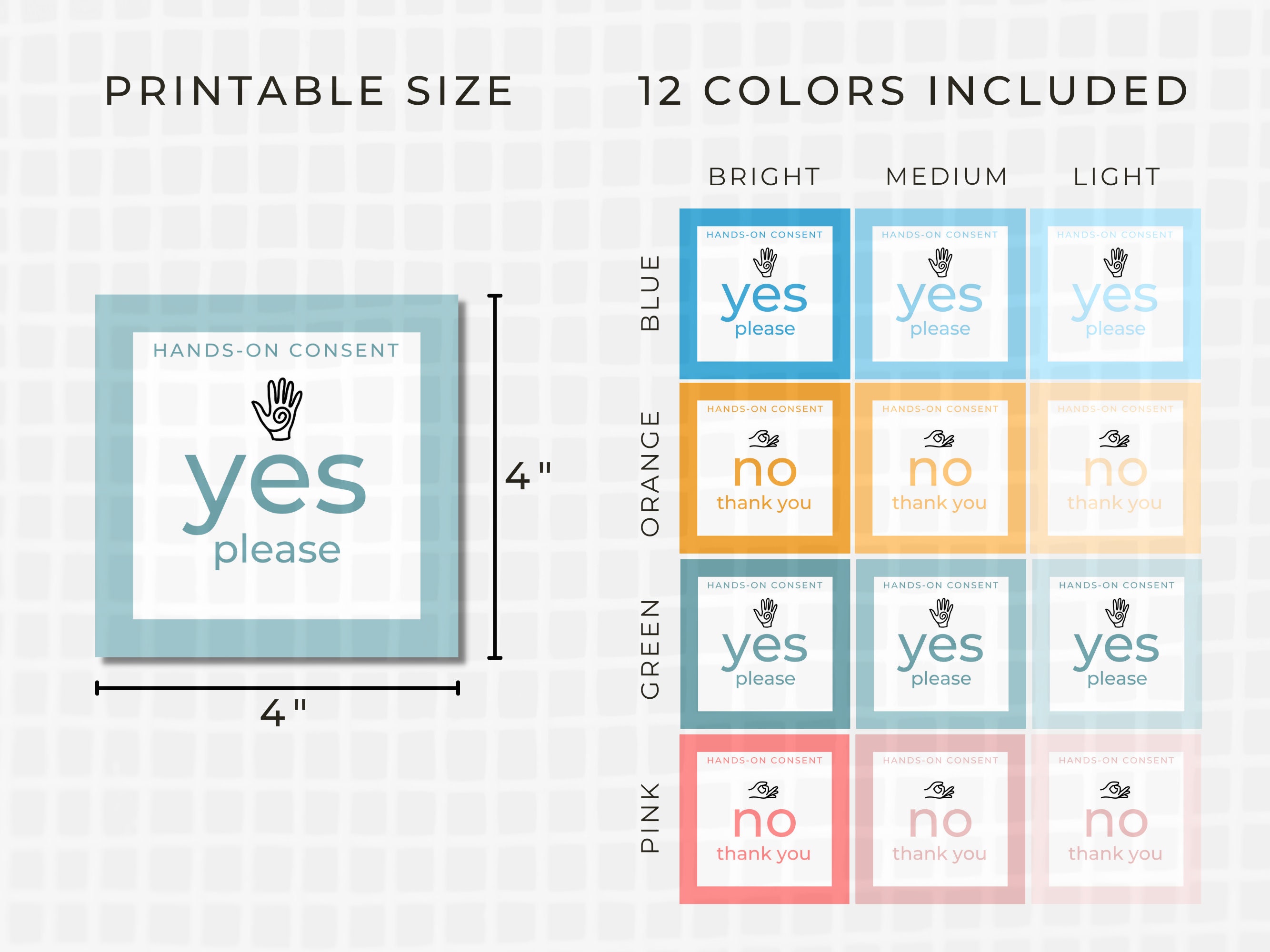 Yoga Consent Cards: Hands-on Assist Tool (digital Download) - Etsy