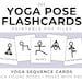 Printable Yoga Pose Flashcards Yoga Stick Figure +props for Yoga ...