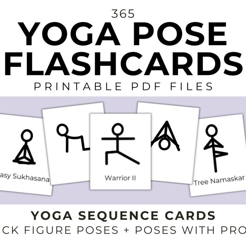Yoga Poses - Etsy
