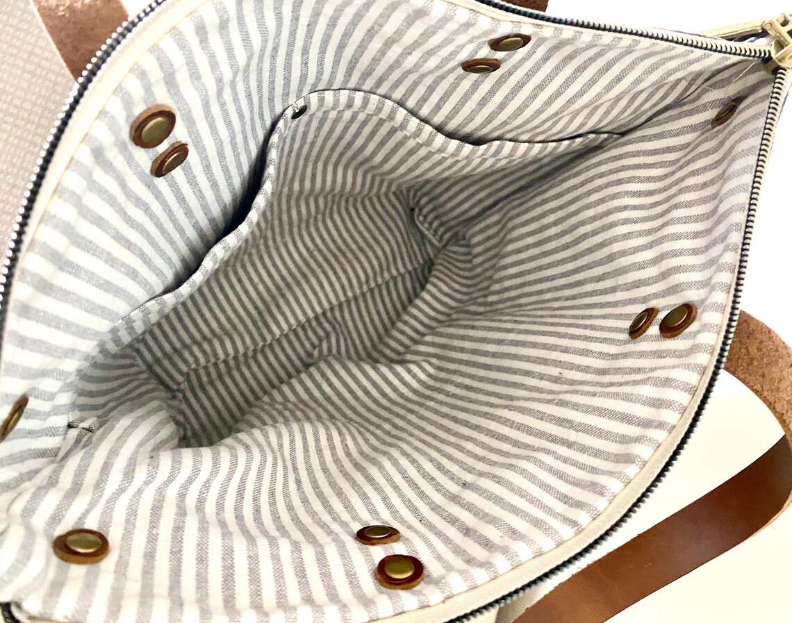 Crossbody Tote Bag/aberdeen Tote Bag/ Waxed Canvas Bag/ Satchel ...