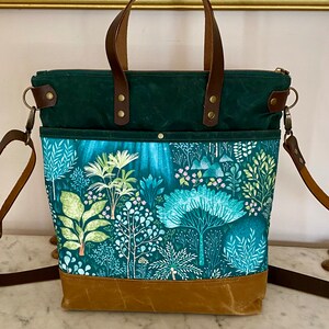 Waxed Canvas Bag Aberdeen Tote Crossbody Tote Bag for Women - Etsy