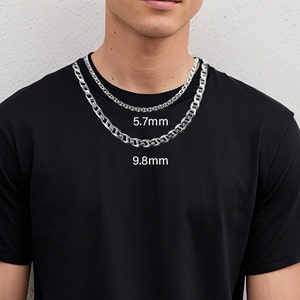 925 Sterling Silver Mariner Chain Necklace-high-quality, Classic ...