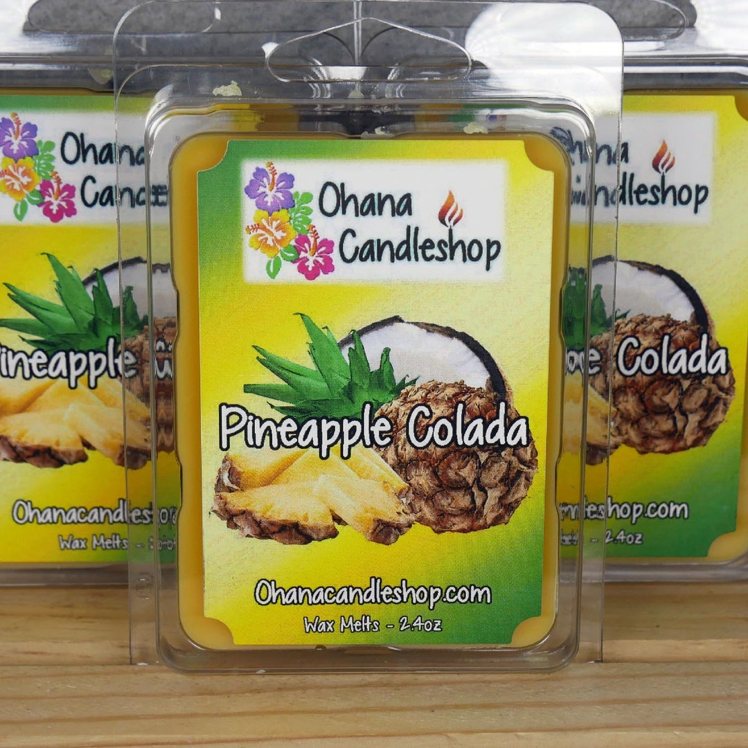 Pineapple Colada Wax Melts, Pineapple Scented, Coconut Scented, Pina ...