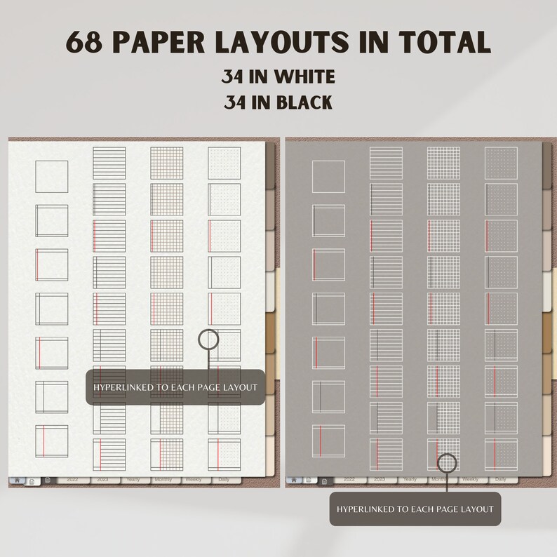 Academic Note Taking Planner Notebook-student Planner With | Etsy