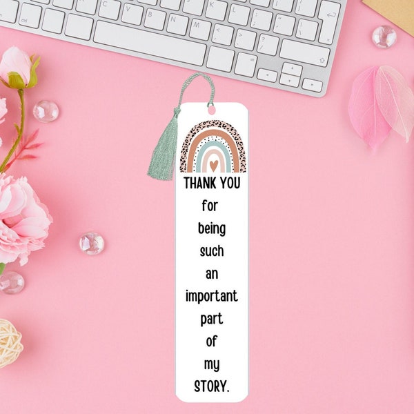 Thank You Bookmark - Etsy