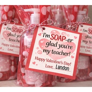 Soap Valentine Tags Printable | Editable Hand Soap Valentine ...