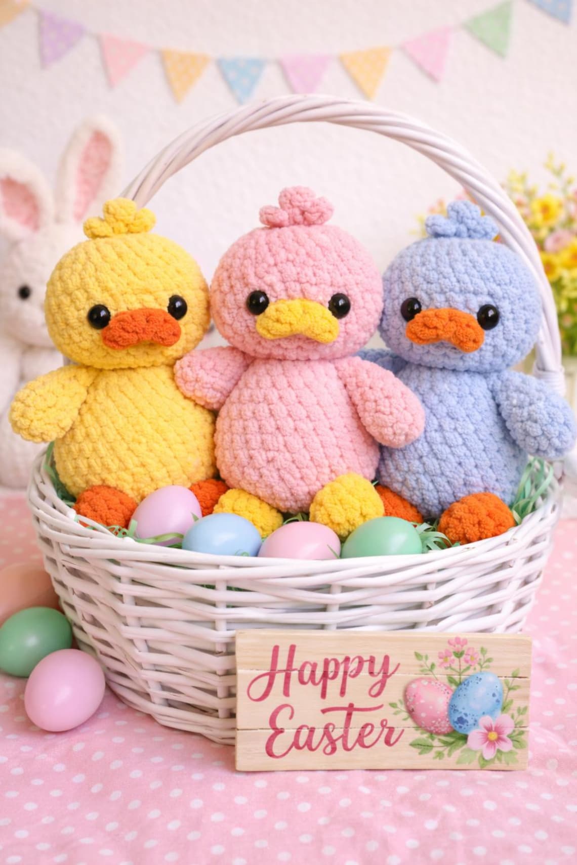 Easter Crochet Duck Pattern | Plush Amigurumi Duck | PDF Crochet ...