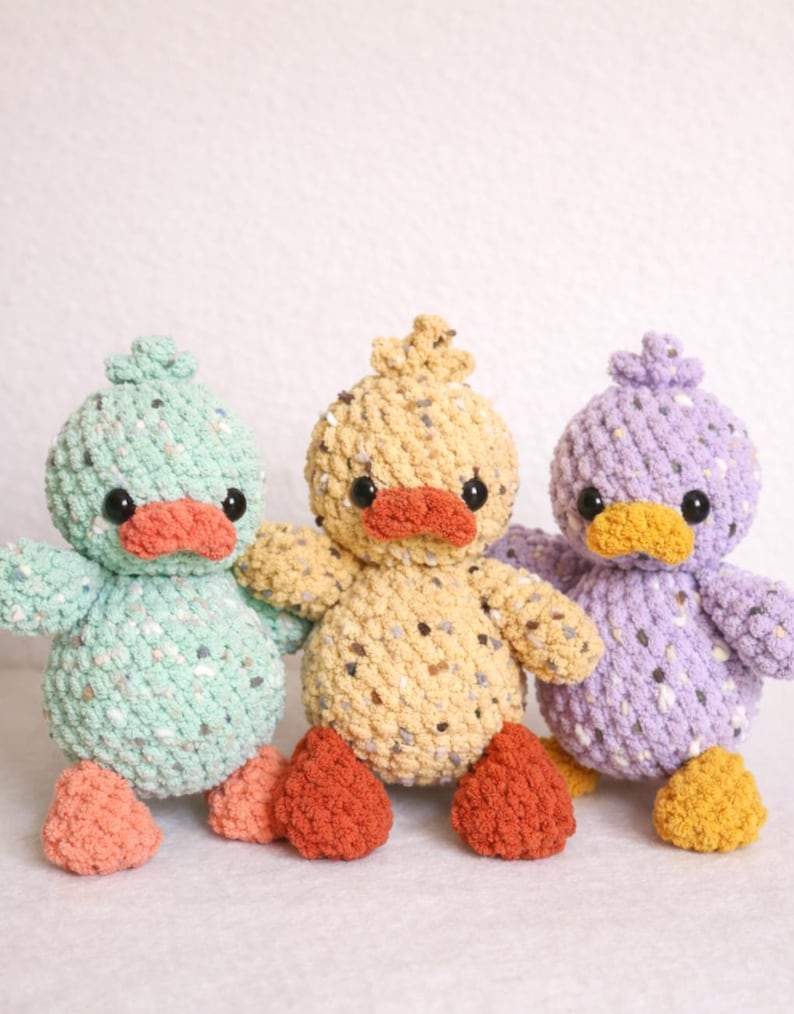 Easter Crochet Duck Pattern | Plush Amigurumi Duck | PDF Crochet ...