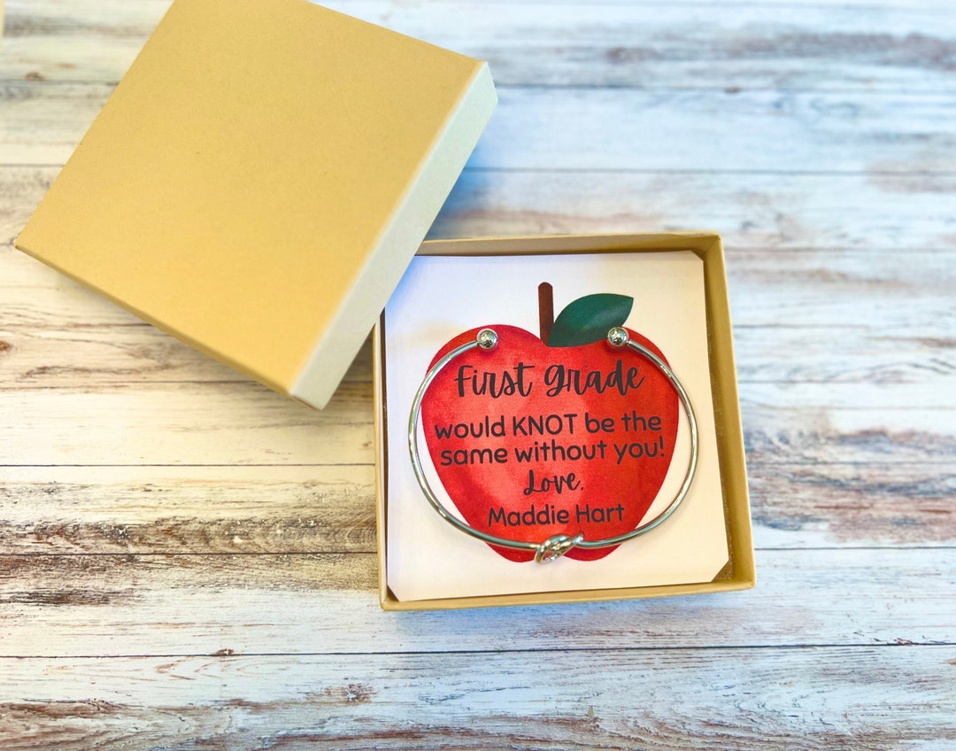 Teacher Bracelet, Teacher Gift, Teacher Appreciation Gift, Personalized ...