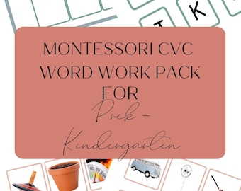 Cvc Montessori | Etsy