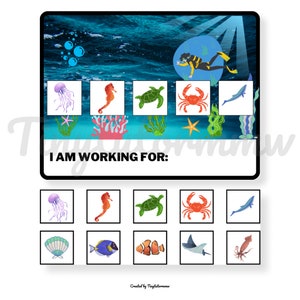 Underwater Theme Token Board/token Economy/reward Chart/special ...