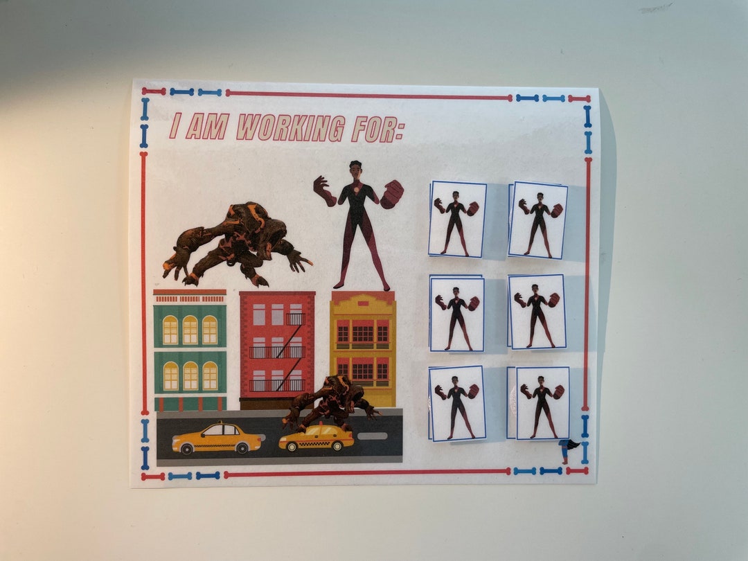 Superhero Theme Token Board/token Economy/reward Chart/special ...