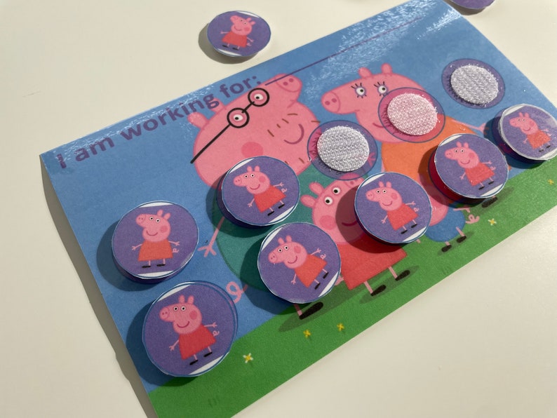 Peppa Pig Token Board/reward Chart - Digital Product - Etsy