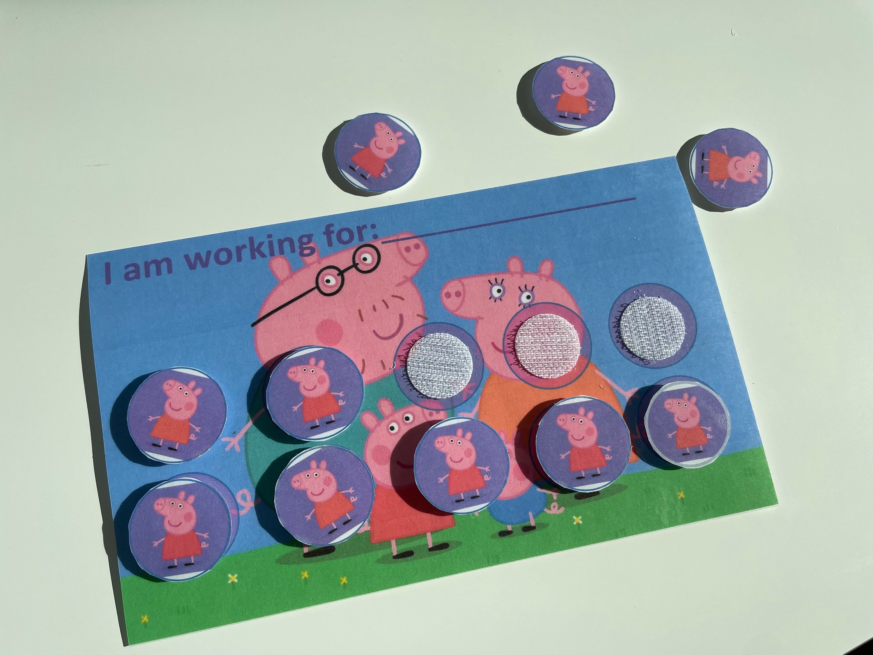 Peppa Pig Token Board/reward Chart - Digital Product - Etsy
