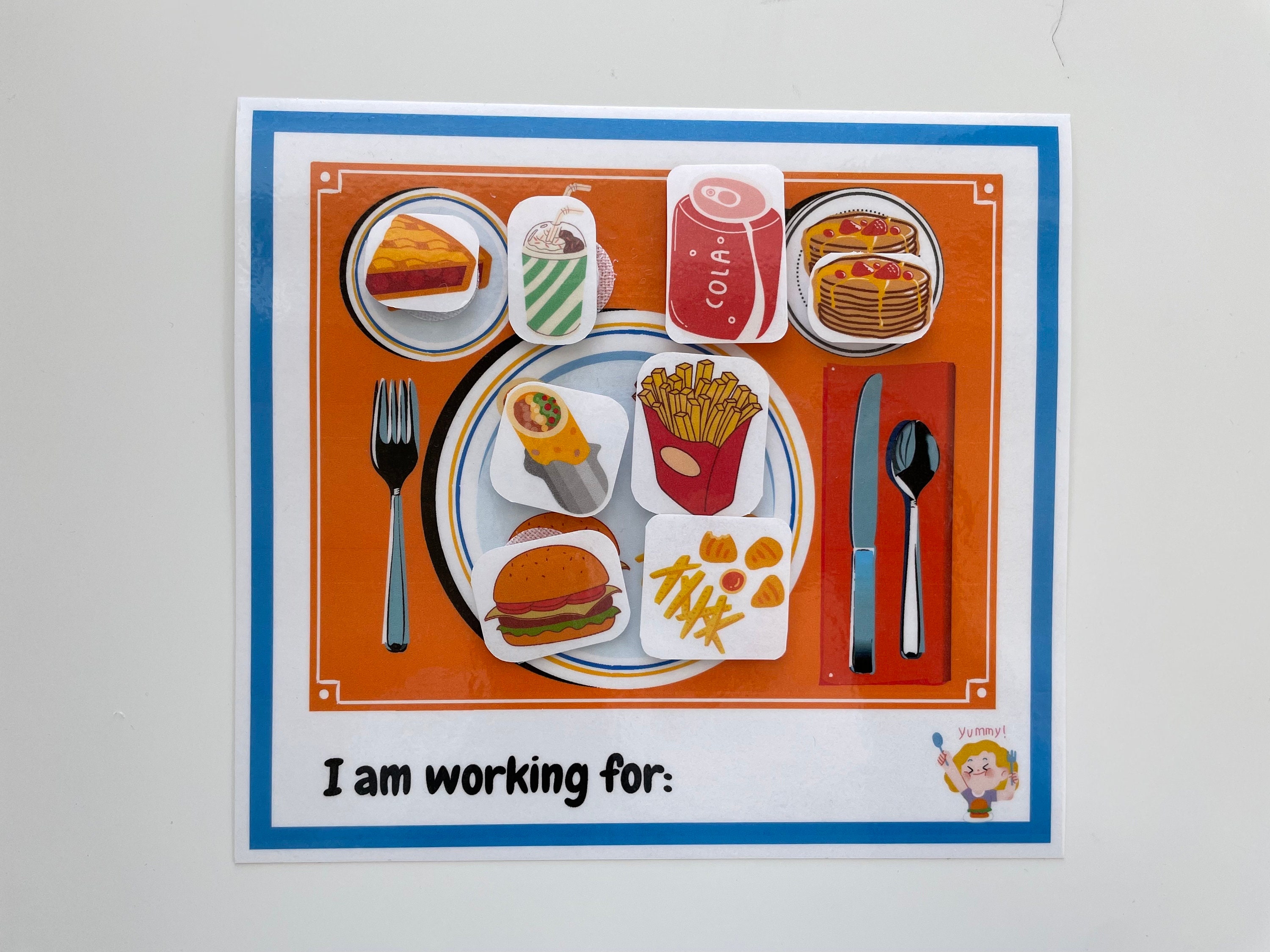 Happy Meal Token Board/token Economy/reward Chart/special Education ...