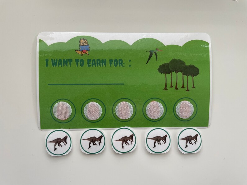 Dinosaur Token Board/token Economy/reward Chart/special Education ...